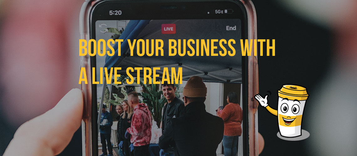 Boost your business with a live stream - Pencil and Coffee